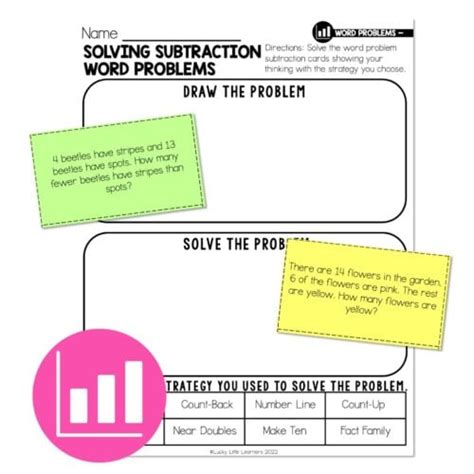 Lucky To Learn Math Subtraction Word Problems Lesson 219 Differentiation Solving
