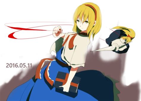 Alice Margatroid And Shanghai Doll Touhou Drawn By Shishi Osamu Danbooru