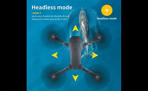 WEADFAX Foldable Drone With Camera For Adults P HD Drones Toys Auto Return One Touch Take