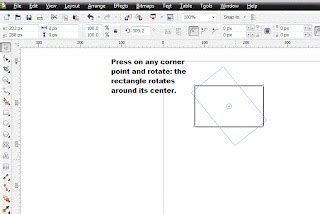 Graphic Tutorials Corel Draw Basisc How To Rotate An Object