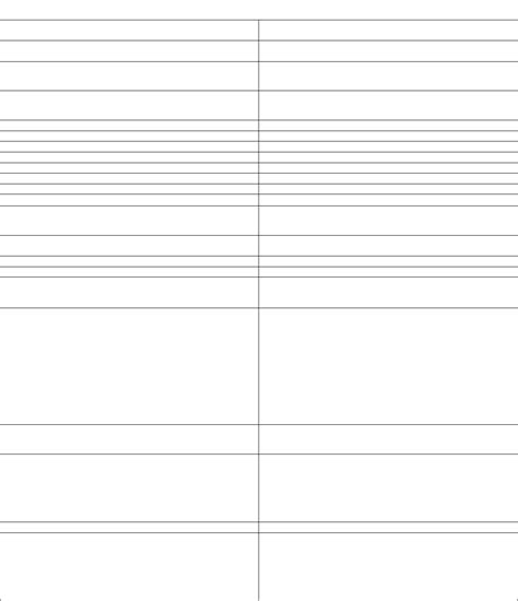 Executive Summary Form In Word And Pdf Formats