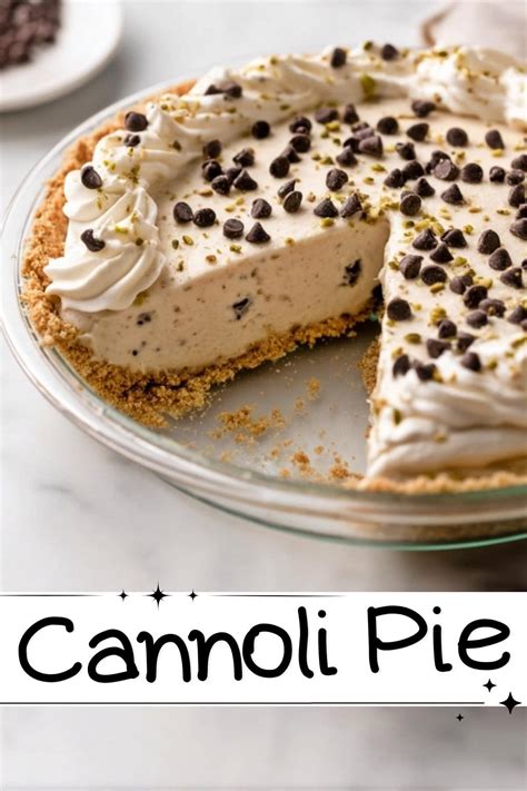 Cannoli Pie Insanely Good