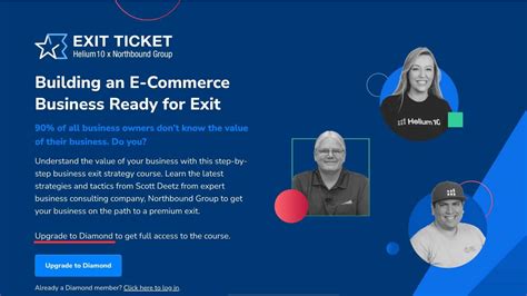 Helium 10 Exit Ticket Course Is It Worth It 2025 Update