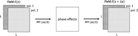 Schematic Example Of A Propagation Step In The Vectorial Split Step Bpm