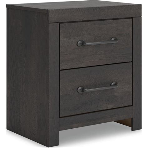 Hollivern Nightstand Dark Gray Schwartz Furniture