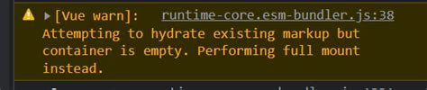 Javascript Nuxt Failed Vue Hydrate Attempting To Hydrate Existing