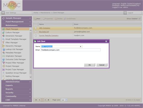 Client Manager Quenchtec Support
