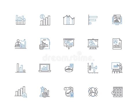 Graphs Charts Line Icons Collection Bar Line Pie Scatter Area