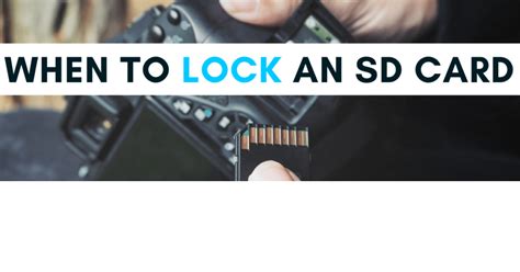 When And Why You Should Lock An SD Card Brendan Williams Creative