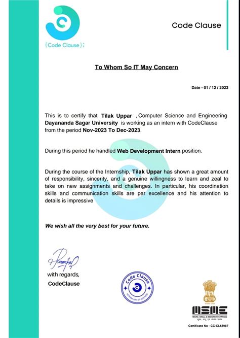 Webdevelopment Internshipjourney Codeclause Tilak Uppar
