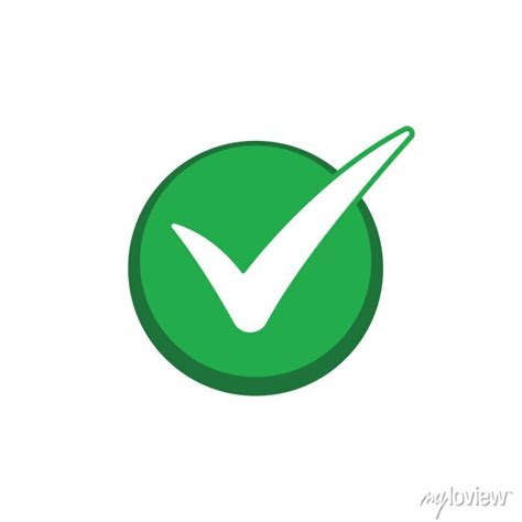Green Check Icon Vector