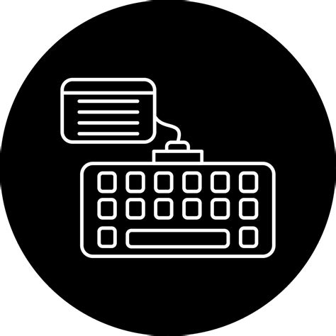 Keyboard Circle Icon 47347942 Vector Art At Vecteezy