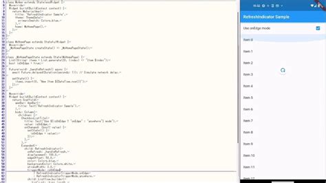 flutter x refreshindicator shorts youtube