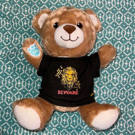 Build A Bear Toys Buildabear With Disney Lion King Scar Beware
