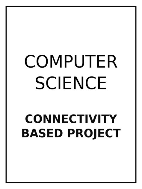 Class 12 Cs Project Pdf Sql Databases