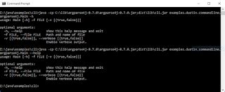 Inspired By Actual Events Java Command Line Interfaces Part Argparse J