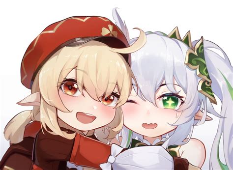 Nahida And Klee Genshin Impact Drawn By Linghuanxiang Danbooru
