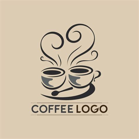 Coffee Cup Logo Template 24732577 Vector Art At Vecteezy
