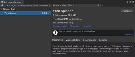 Dialogue System For Unity Yarn Spinner 2