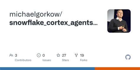 snowflake cortex agents demo setup sql at main · michaelgorkow