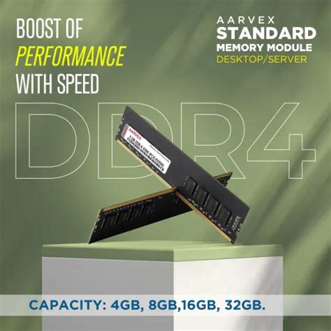 Desktop RAM Memory Aarvex Desktop Ram GB DDR Mhz
