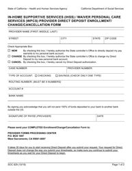 Form Soc426 Download Fillable Pdf Or Fill Online In Home Supportive
