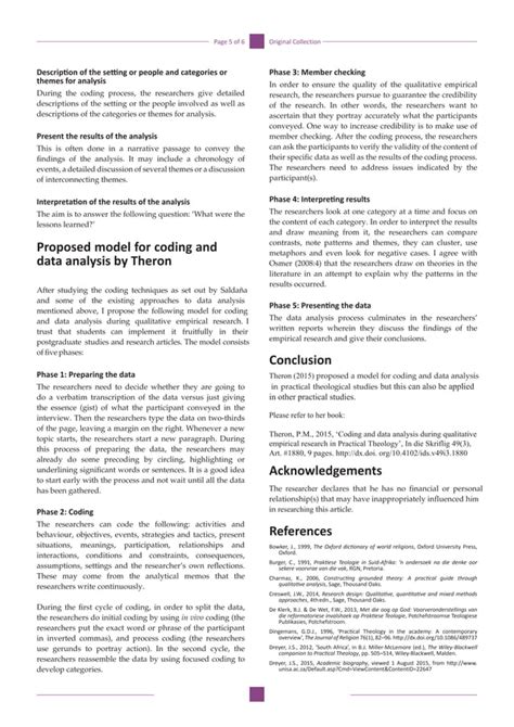 Summary Of Different Approaches Collection Of Coding And Data Analysis For Qualitative