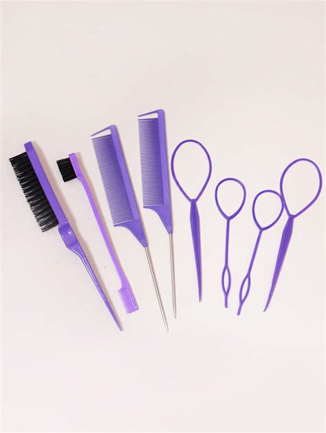 Herramientas De Peinado Para El Cabello Juego De 8 Piezas Para Hacer Moños Con 2 Herramientas