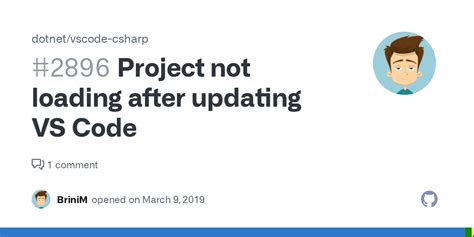 Project Not Loading After Updating Vs Code · Issue 2896 · Dotnet