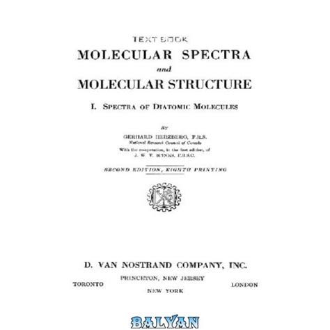 دانلود کتاب Molecular Spectra And Molecular Structure I Spectra Of