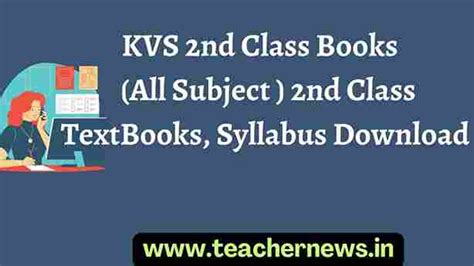 Kvs 1st Class Textbooks 2024 All Subject 1st Class Books Download For