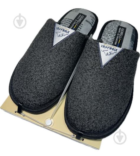 ᐉ Капці домашні Gemelli РЕНО р 41 чорний • Краща ціна в Києві Україні • Купити в Епіцентр