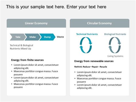 Linear Versus Circular 02 PowerPoint Template