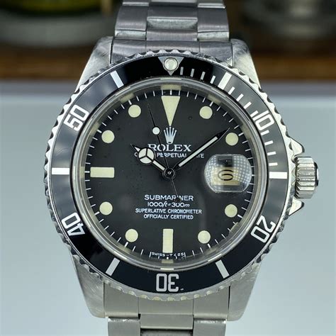 1981 Vintage Rolex Submariner 16800 Matte Dial Awadwatches
