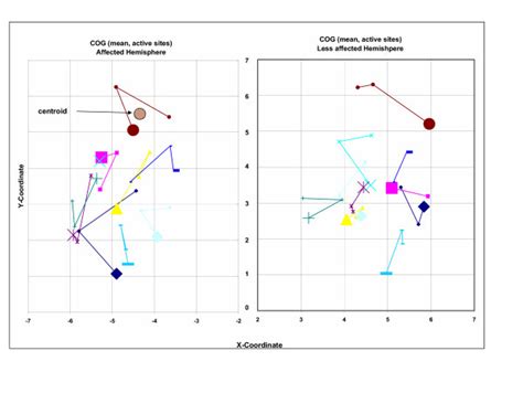 2 D Representation Of The Overall COG Movement Cm Across Three Download Scientific Diagram