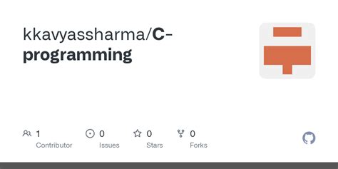 GitHub Kkavyassharma C Programming