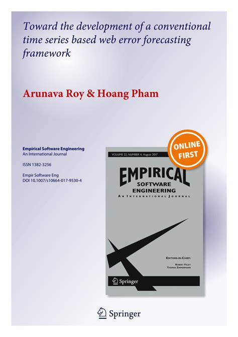 Pdf Toward The Development Of A Conventional Time Series Based Web