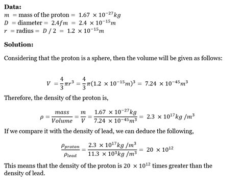 A Proton Which Is The Nucleus Of A Hydrogen Atom Can Be Modeled As A
