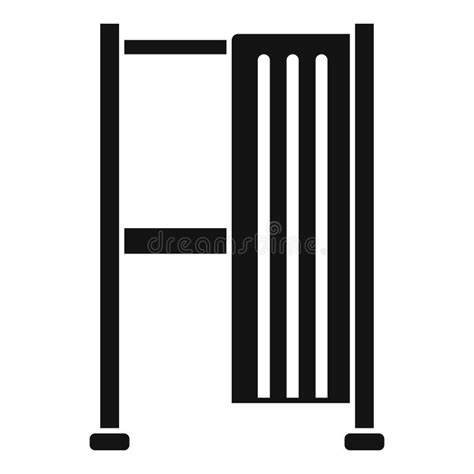 Polling Booth Room Icon Simple Vector Choice Election Stock
