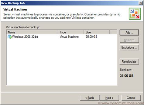 Veeam Backup And Replication Virtual Machine Backup