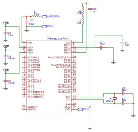 Nrf52832 Module Resources Easyeda