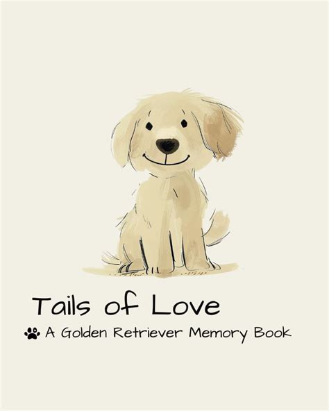 A Golden Retriever Memory Book A Perfect Keepsake To Track Milestones