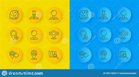 Set Line Location With House Push Pin Search Location Map Satellites Orbiting The Earth