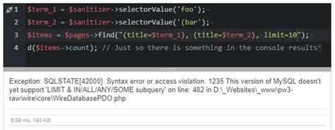 pagefinder sql syntax error · issue 910 · processwire processwire