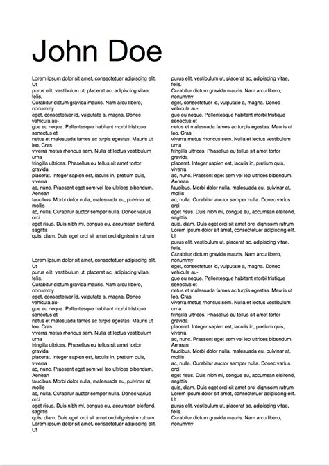 Sectioning Problems While Splitting In Two Columns With Big Title