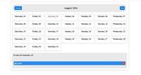 Event Calender Using Angular GeeksforGeeks