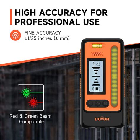 High Accuracy Green And Red Line Laser Level Receiver — Dovoh