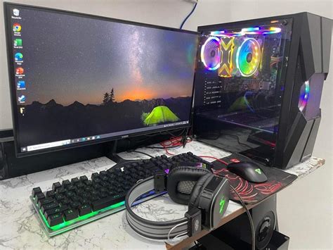 Pc Set Up For Gaming Computers And Tech Parts And Accessories Computer