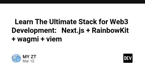 🚀learn The Ultimate Stack For Web3 Development🔥 Nextjs Rainbowkit