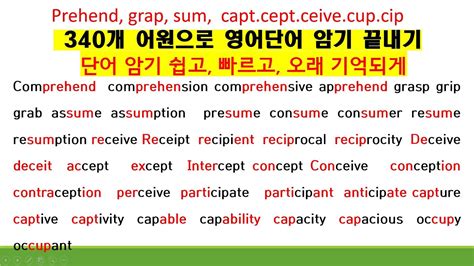 영어 단어 외우는 방법 340개 어원으로 단어암기 끝내기 수능 영어단어 편입 영어단어 토익 영어단어공무원시험 영어